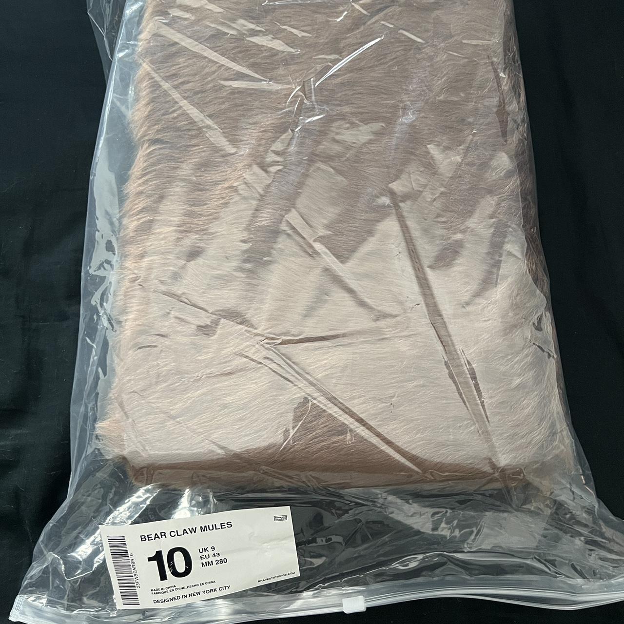 bravest studio bear claw slides - Depop