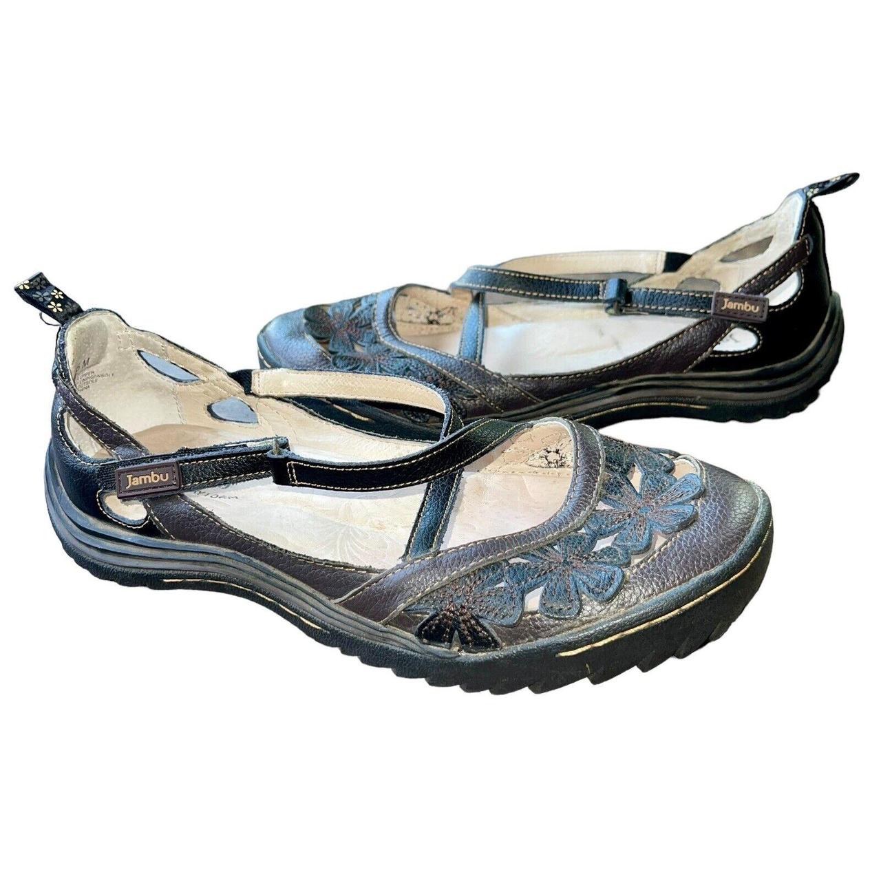 Brand: Jambu Size: 8.5M Heel: Flats Blossom encore... - Depop