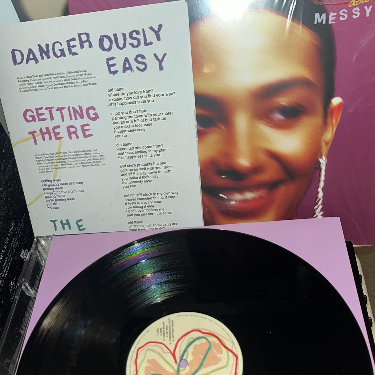 Olivia Dean- Messy standard black vinyl In like... - Depop