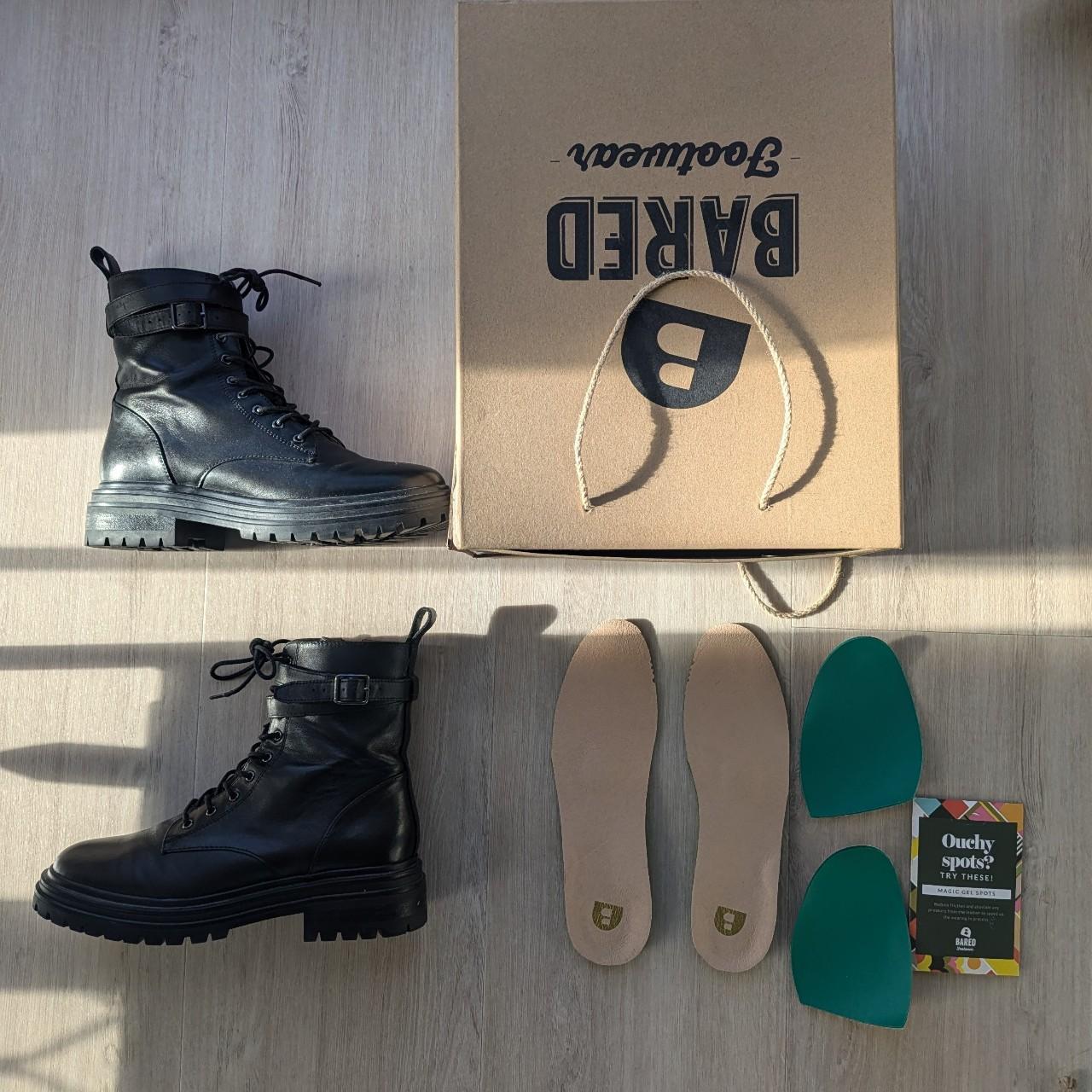Bared Footwear Phalarope Combat Boots Size 38 Comes... - Depop