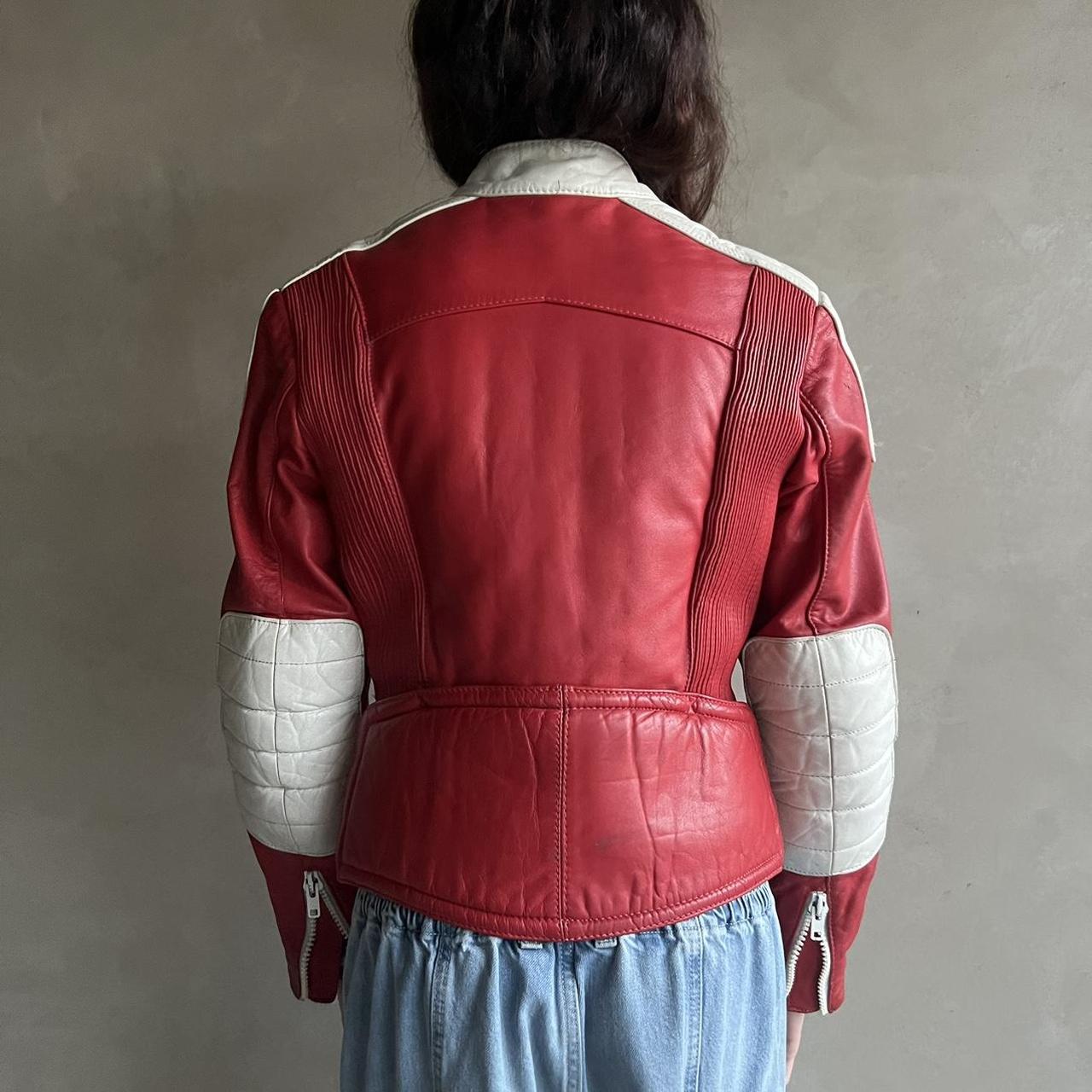 vintage leather jacket from echtes leder 🍒 this... - Depop