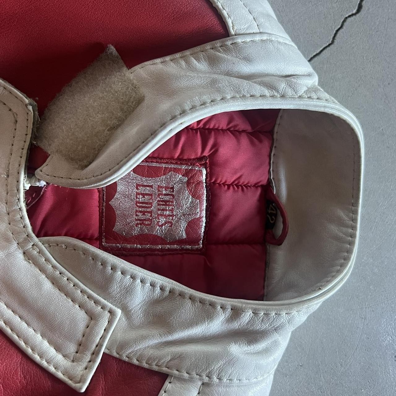 vintage leather jacket from echtes leder 🍒 this... - Depop