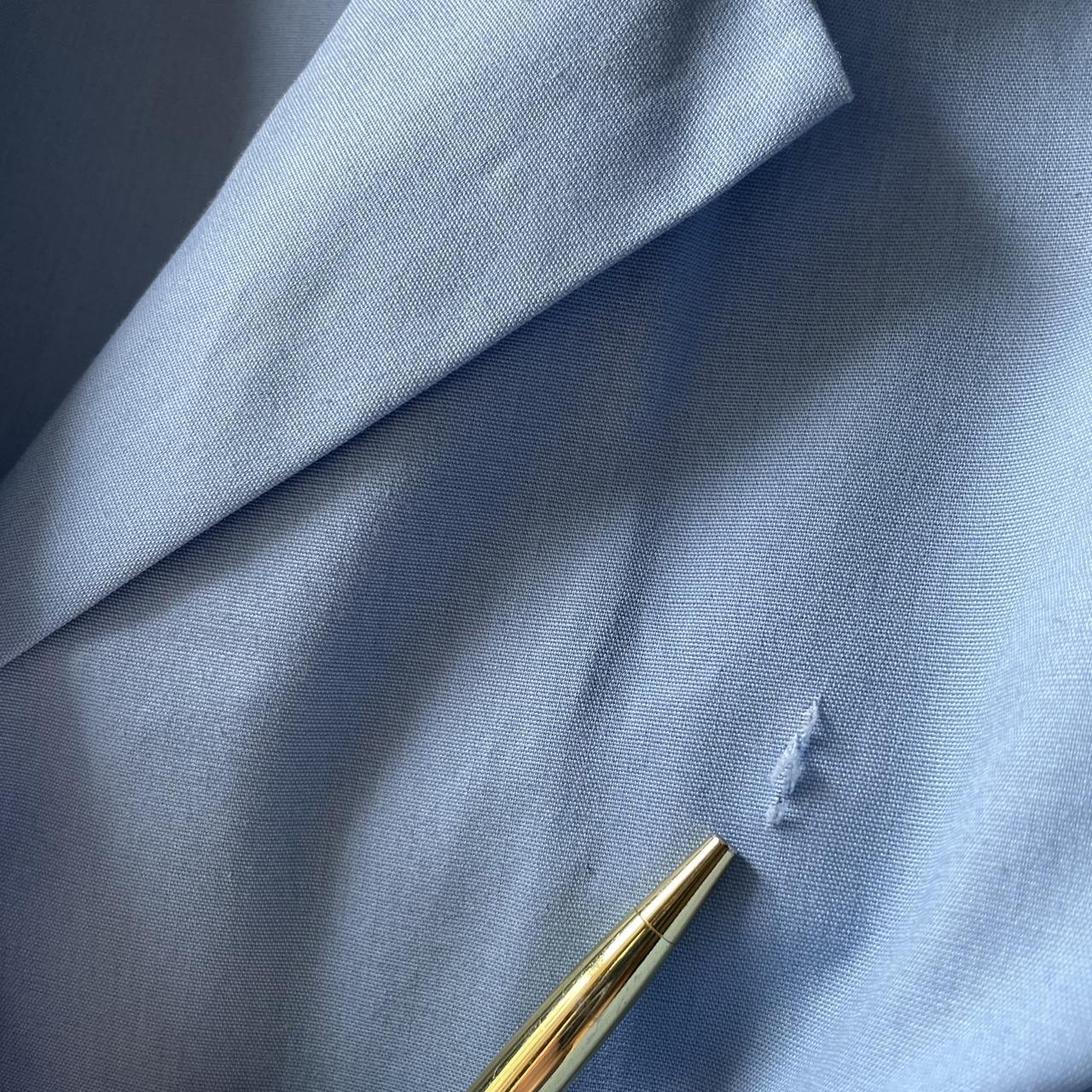 Vintage 50s uniform dress • Retro cornflower blue... - Depop