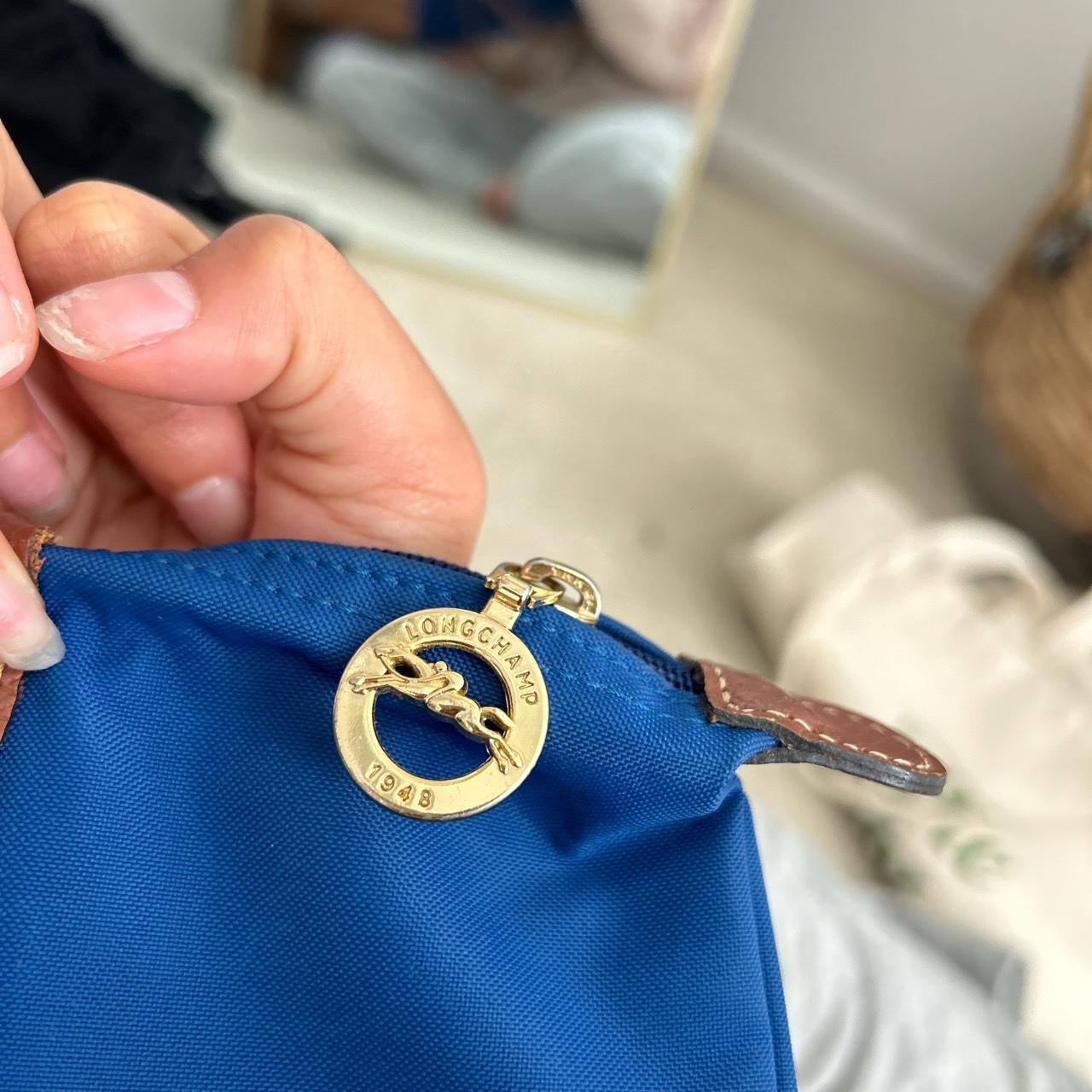 Longchamp royal blue medium sized tote bag perfect... - Depop