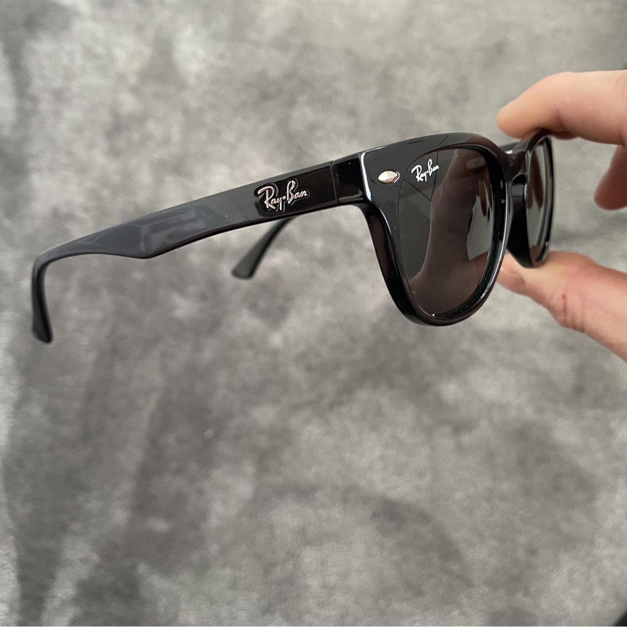 Ray-Ban 0RB4140 wayfarer sunglasses in black 10/10... - Depop