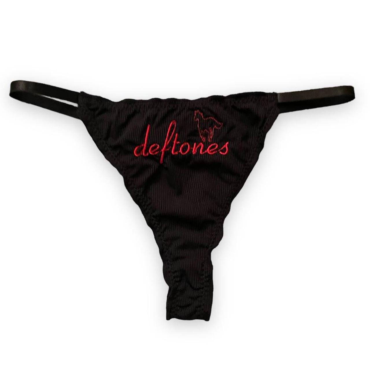 New Deftones White Pony Thong! Embroidery Will... - Depop