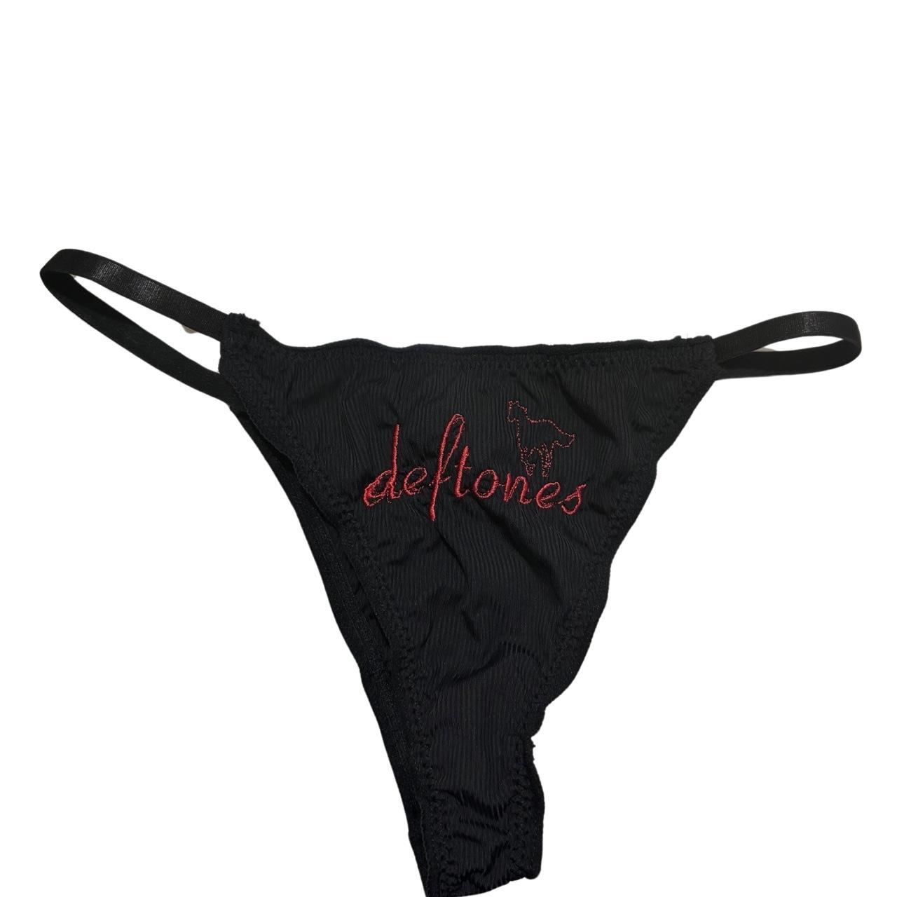 Deftones pony black thong ~ New never worn super... - Depop