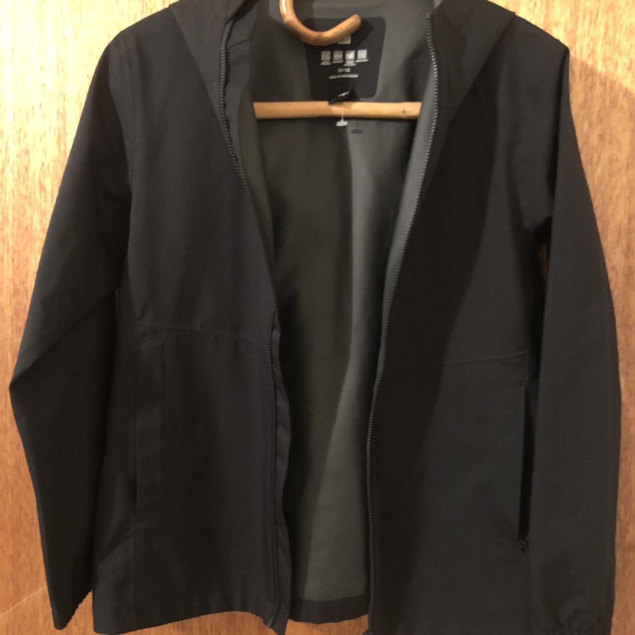 Uniqlo rain jacket size 11-12 - Depop