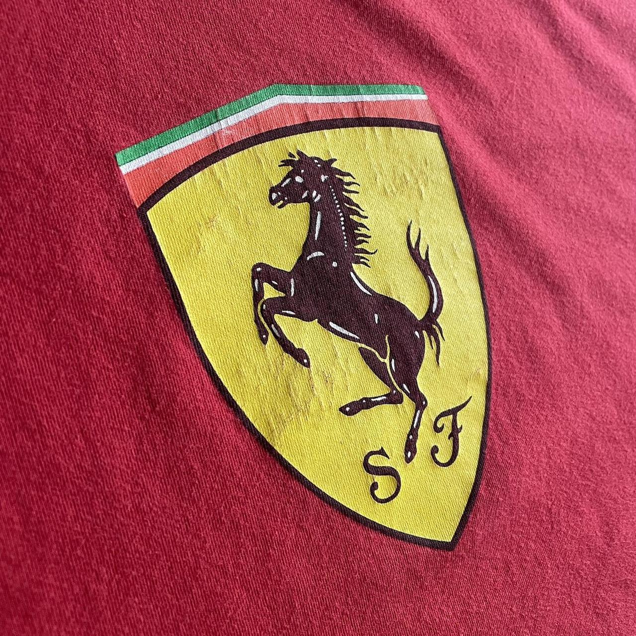 Vintage 2002 Ferrari Graphic T Shirt Good... - Depop