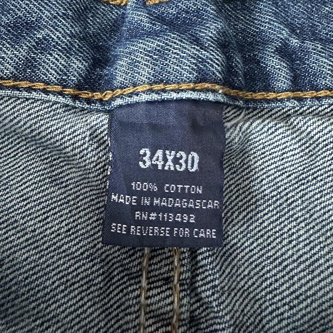 full blue jeans size 34x30 34” waist 12”... - Depop