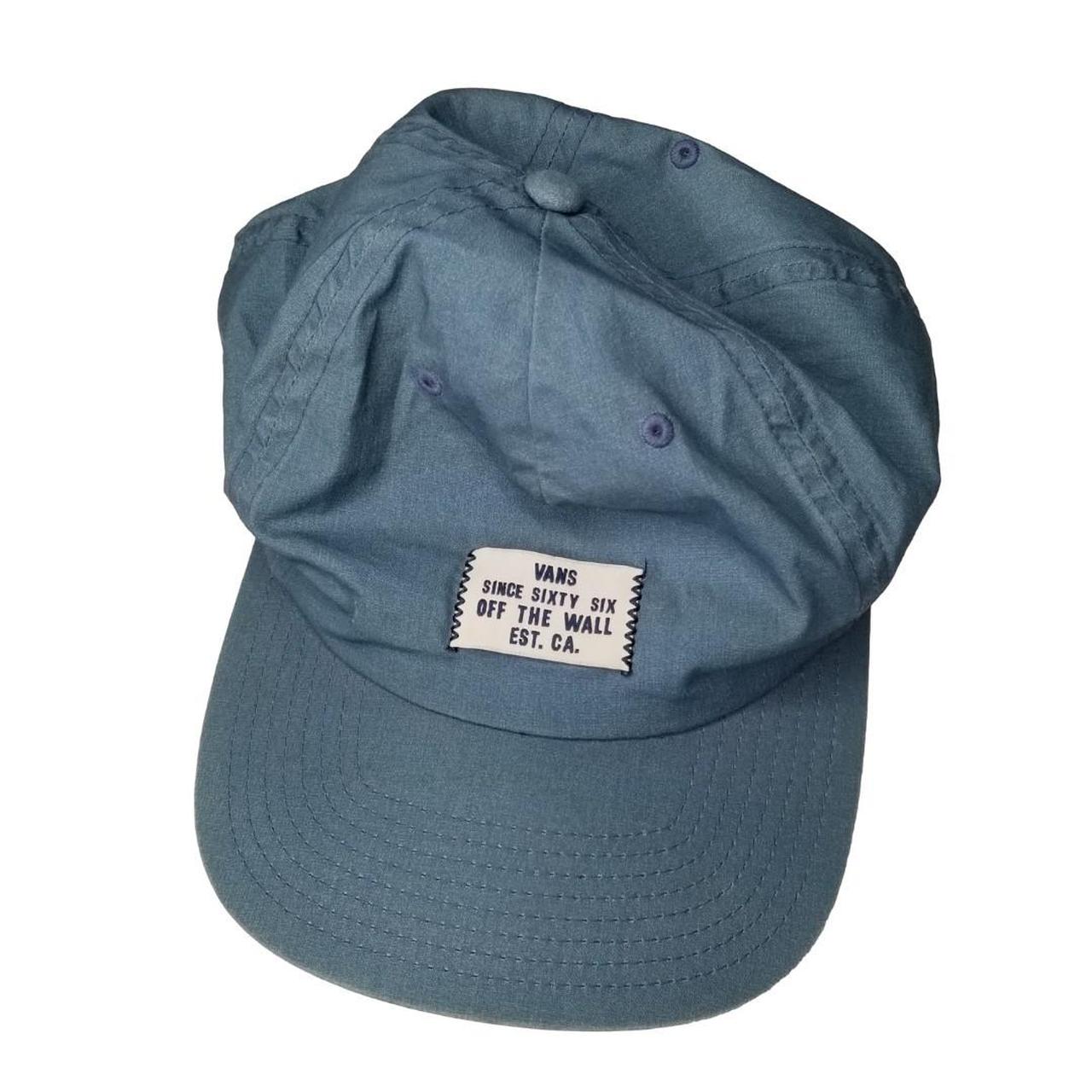 Vans Since 1966 Blue Adjustable Snapback Blue... - Depop