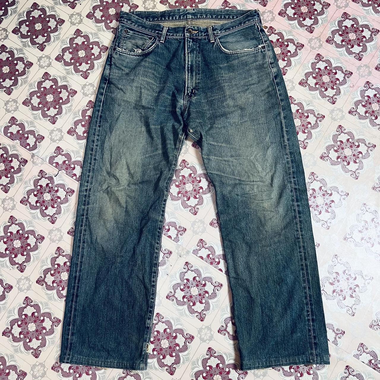 VINTAGE EDWIN 505 SELVEDGE ORANGE TAB JAPAN... - Depop