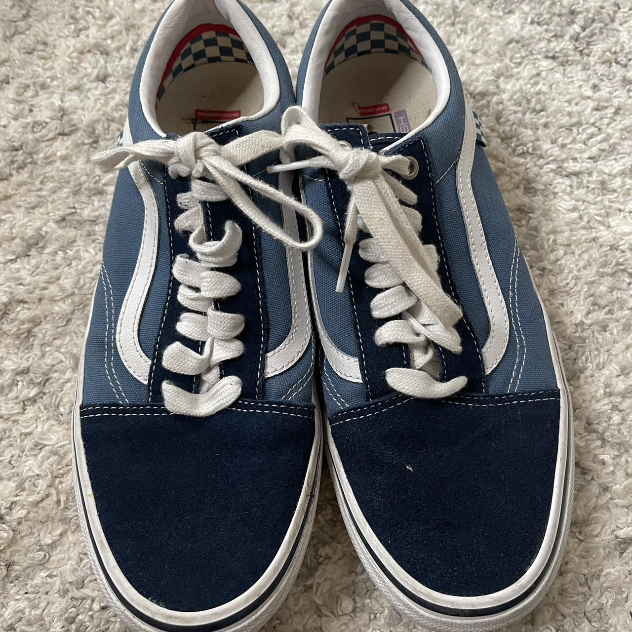 Men’s Old Skool Navy vans size 10.5 message me... - Depop