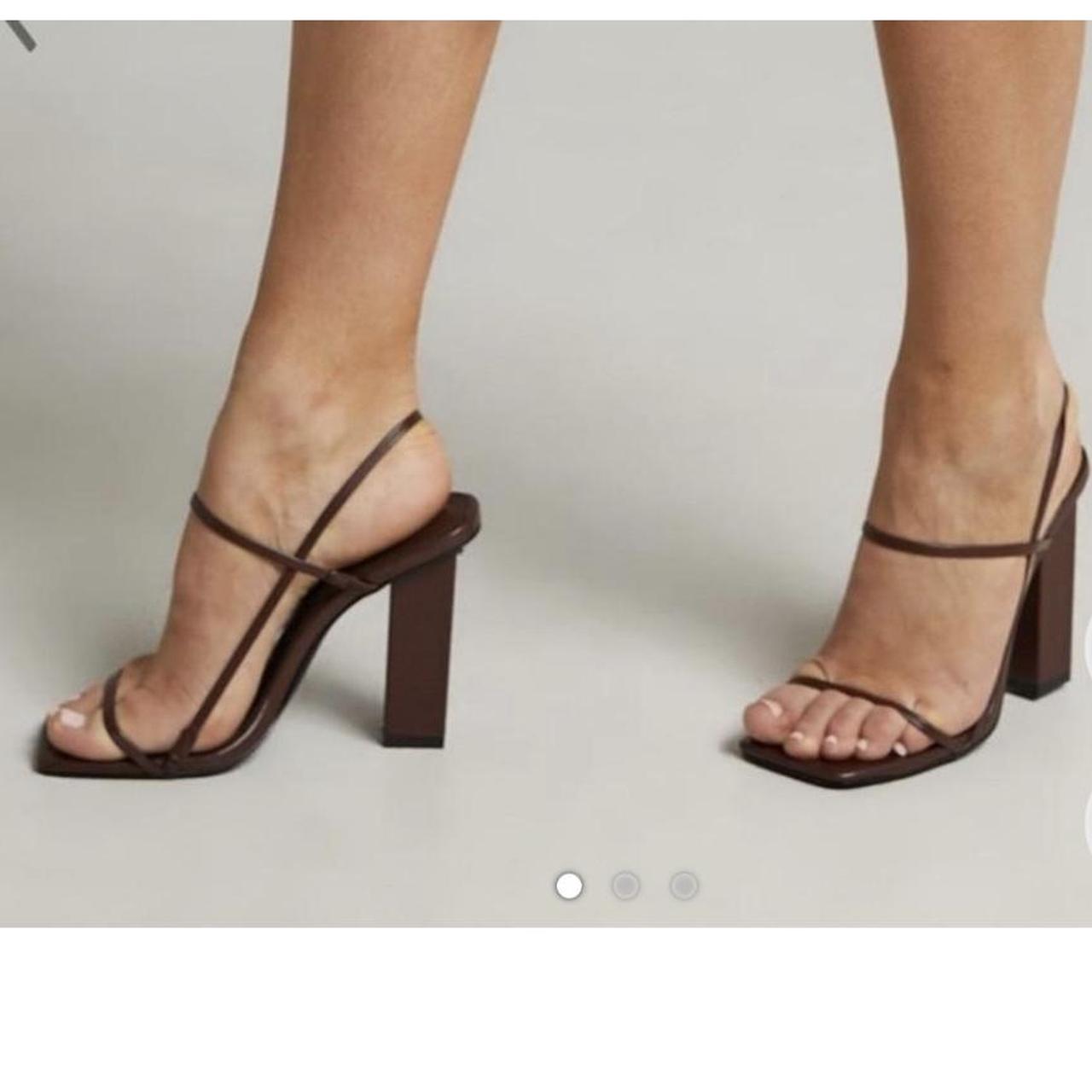 Elegant chocolate brown heels - perfect for... - Depop