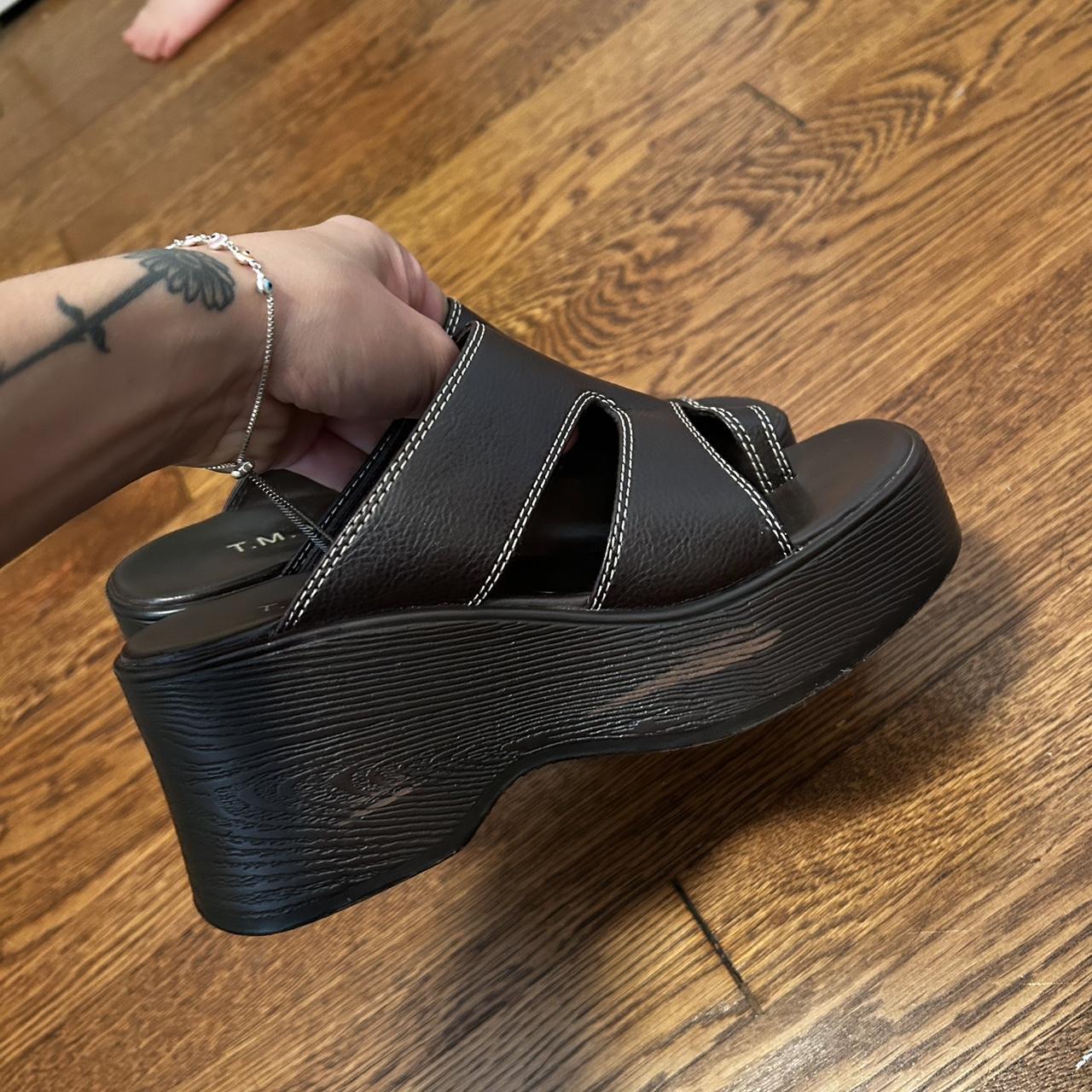 Platform 90s sandals #platformsandals #90splatform... - Depop