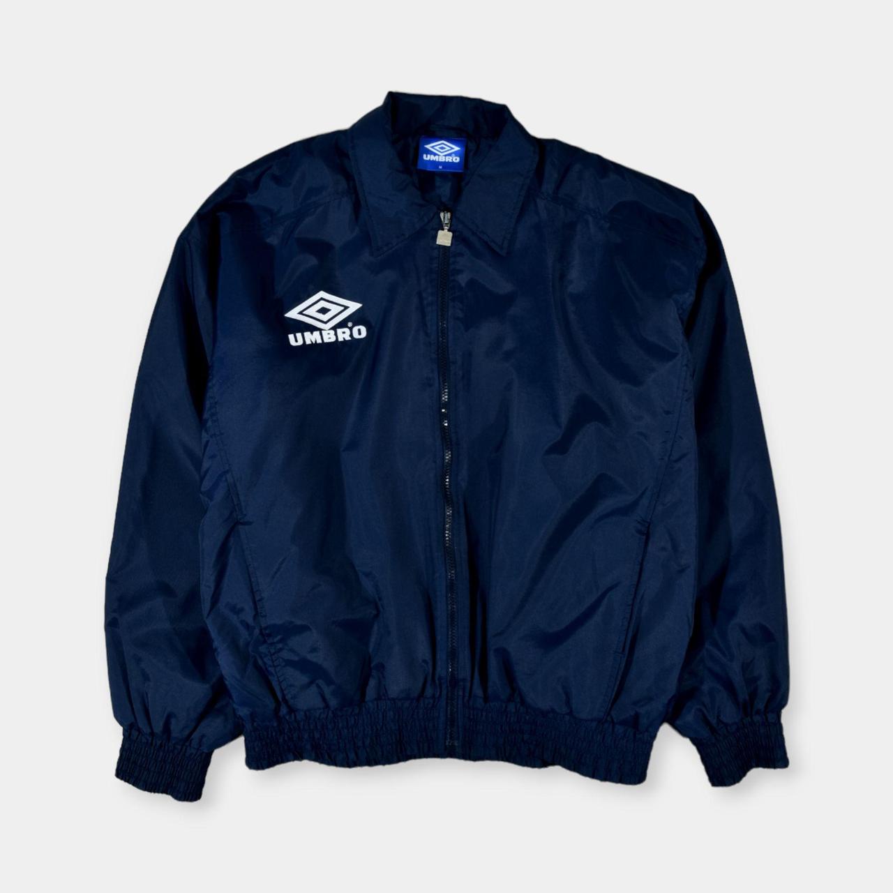 (M) Umbro Jacket Fits: Medium | Collar to Bottom... - Depop