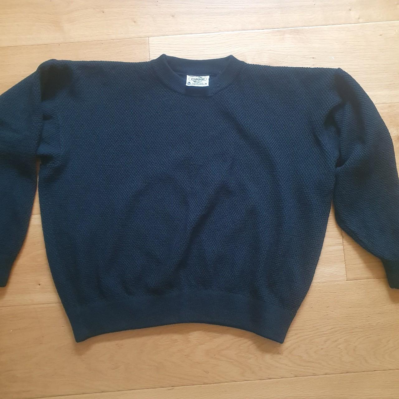 Vintage Cuggi Coogee wool jumper dark forest green... - Depop