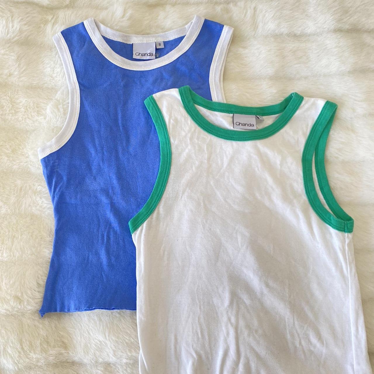 Ghanda 90’s style tank top bundle! 👁‍🗨 relaxed fit... - Depop