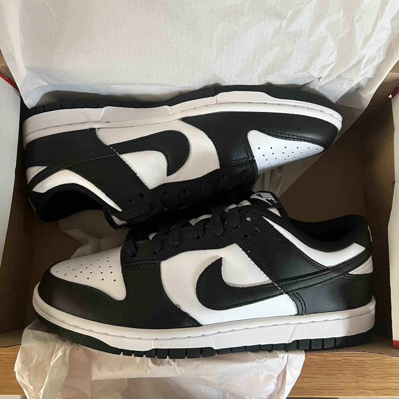 Nike Dunk Retro Low Panda Black and white BRAND NEW... - Depop