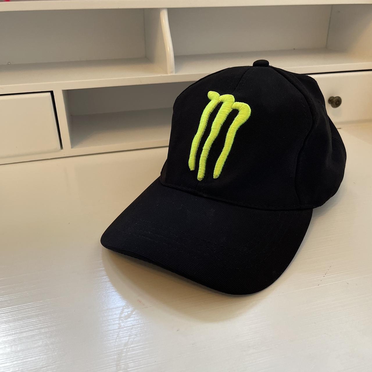 Monster Energy Dad cap Black Velcro adjustable strap... - Depop