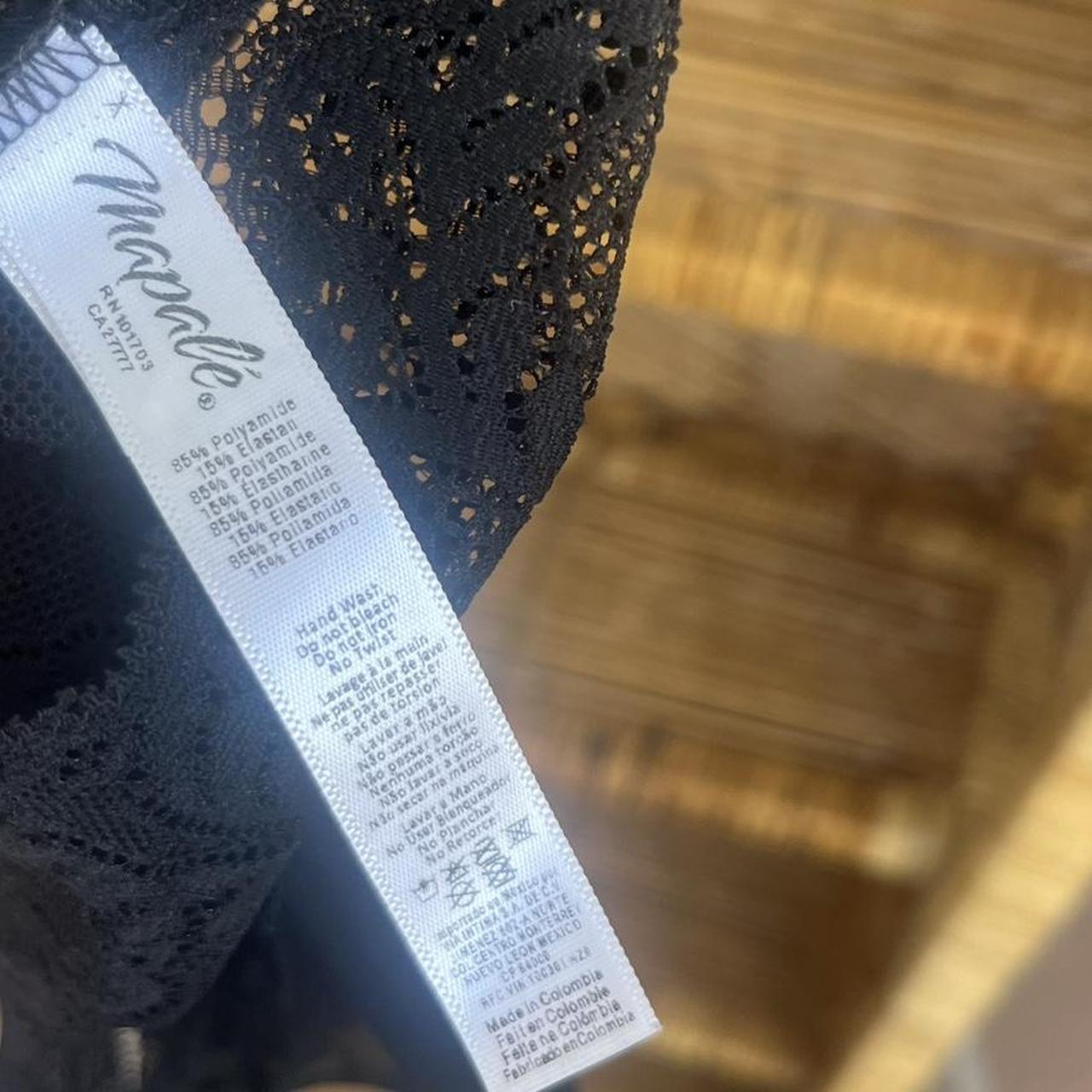 🕊️ Black lace lingerie bodysuit! 💌 Brand: Mapelé... | Depop