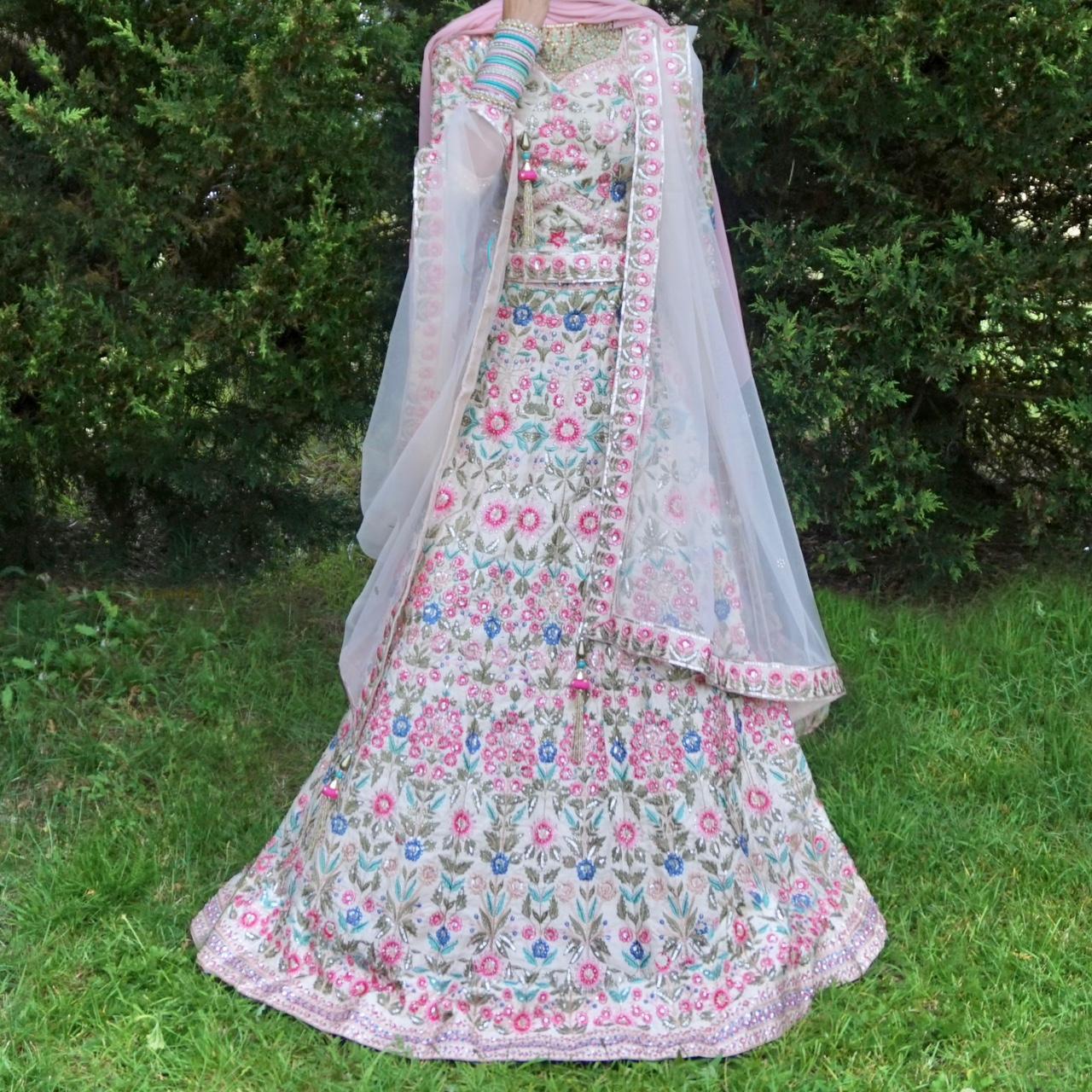 Sabya sachi inspired lengha 3 piece Asian... | Depop