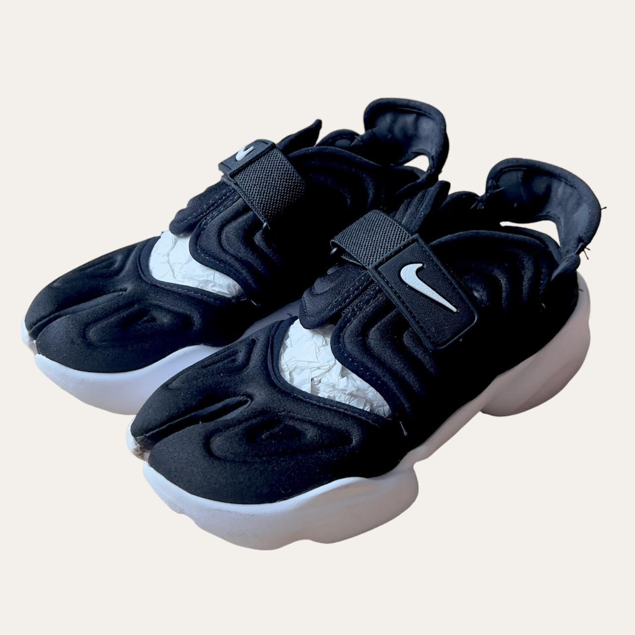 y2k nike air aqua rift split toe tabi trainers in... - Depop
