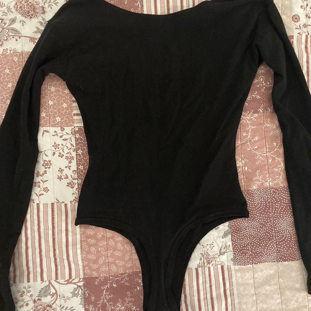 gil rodriguez square neckline black bodysuit so... - Depop