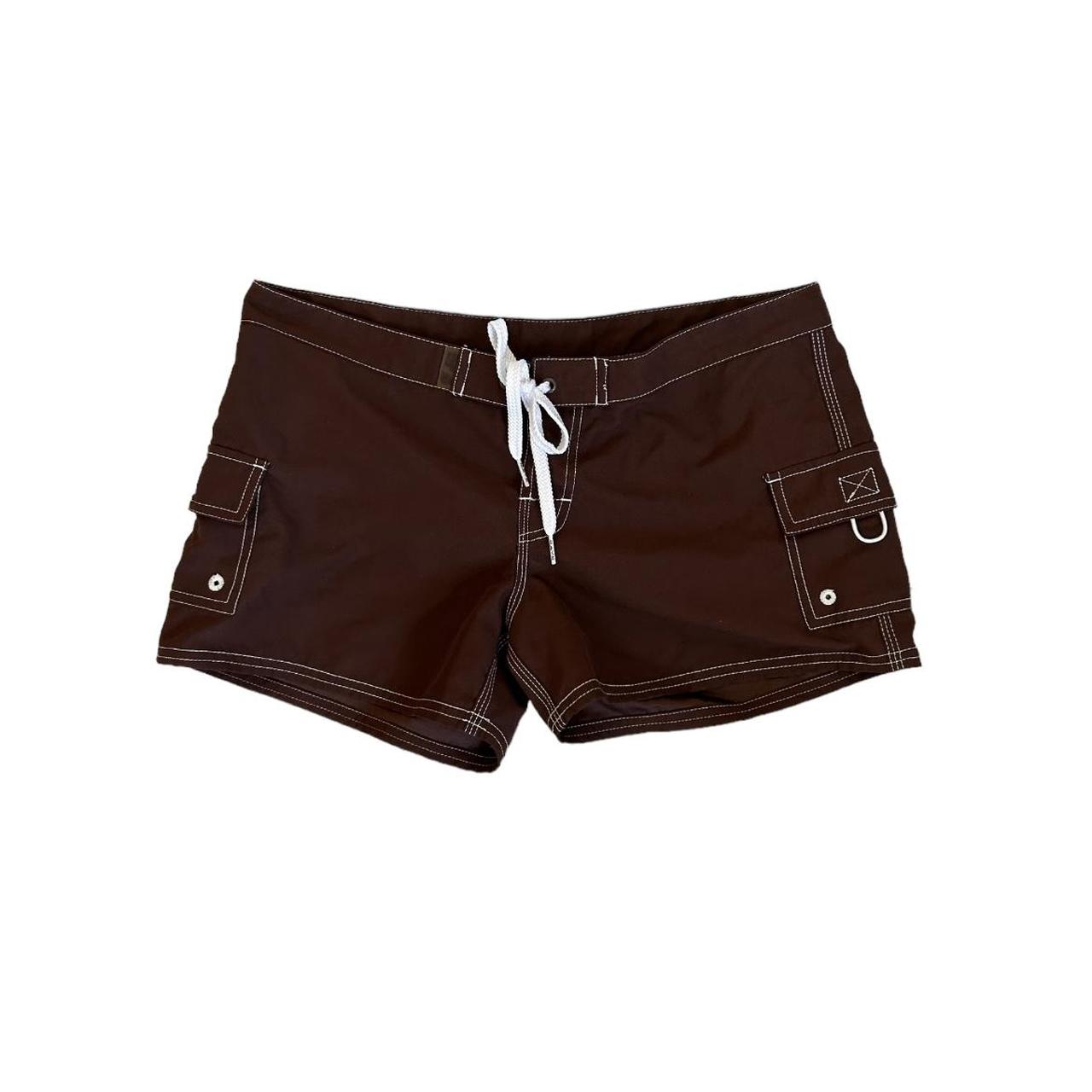 brown swim shorts 🥥 | Depop