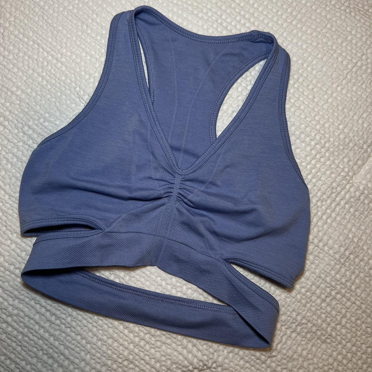 alphalete amplify stratus bra digital violet - Depop