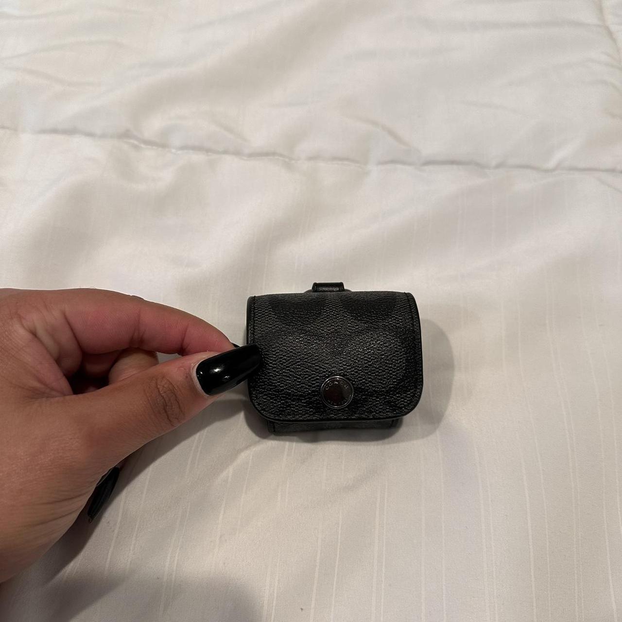 Coach AirPods Pro case - black monogram print. Never... | Depop