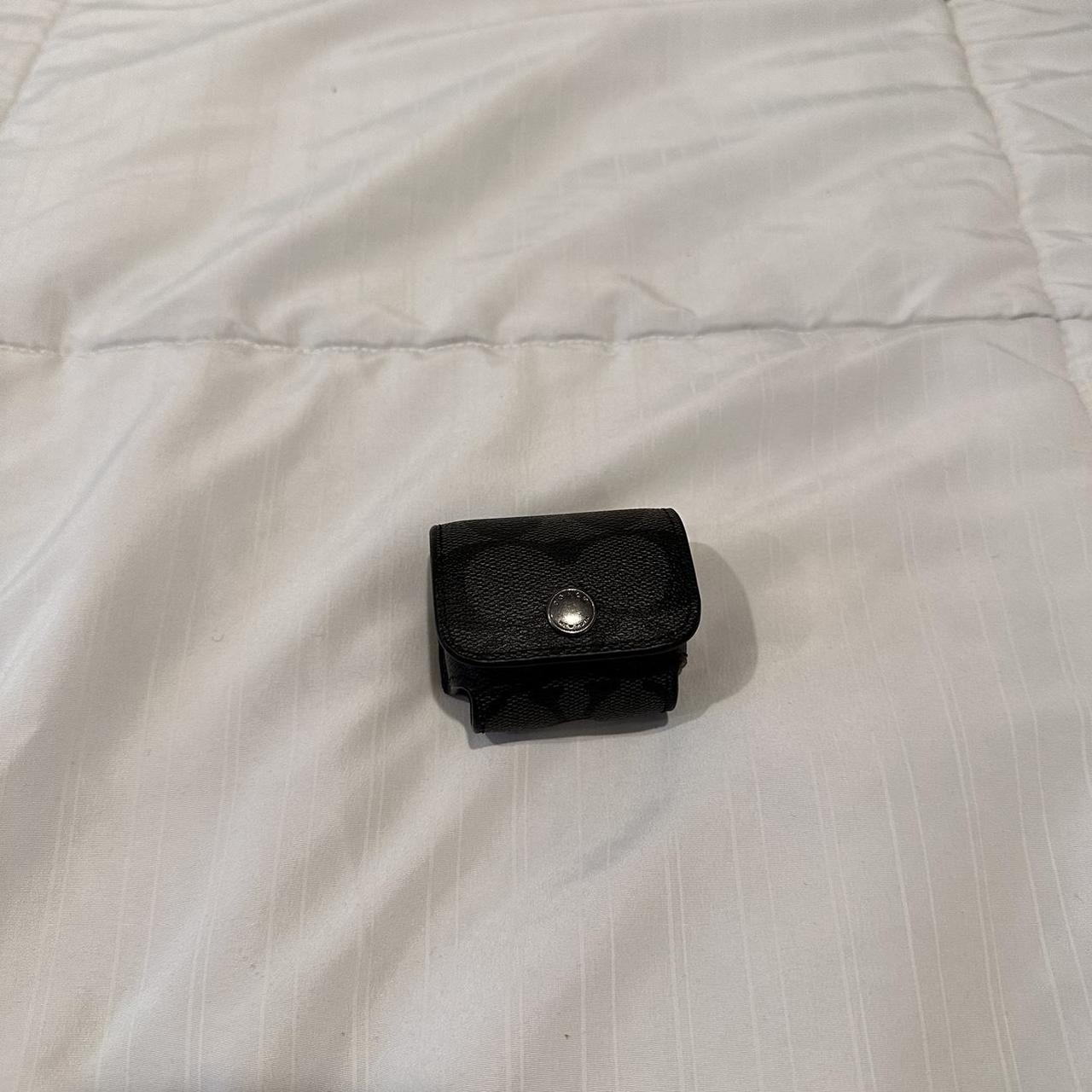 Coach AirPods Pro case - black monogram print. Never... | Depop