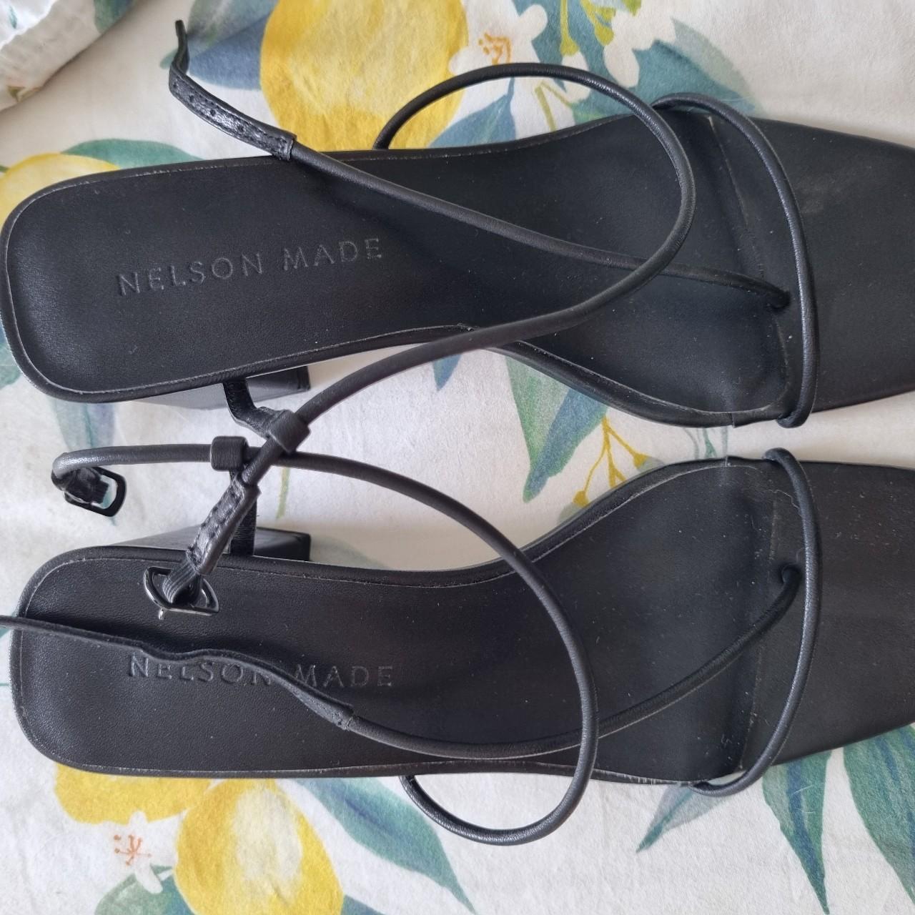 Nelson Made Juliette Midi Block Sandal - Depop