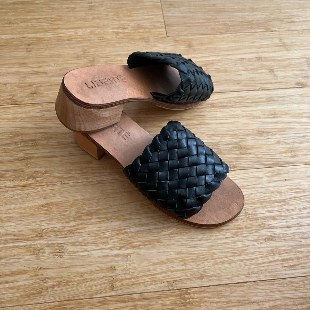 Liberté woven mule sandals Literally worn once!... - Depop