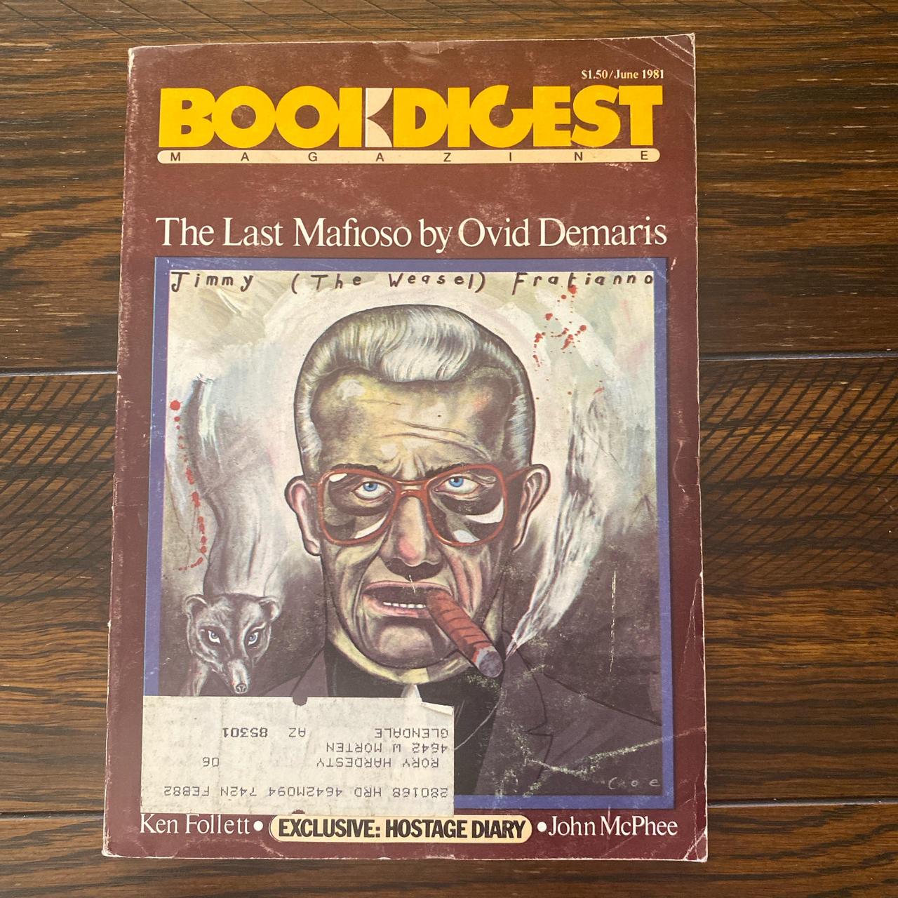 Book Digest magazine featuring The Last Mafioso by... | Depop