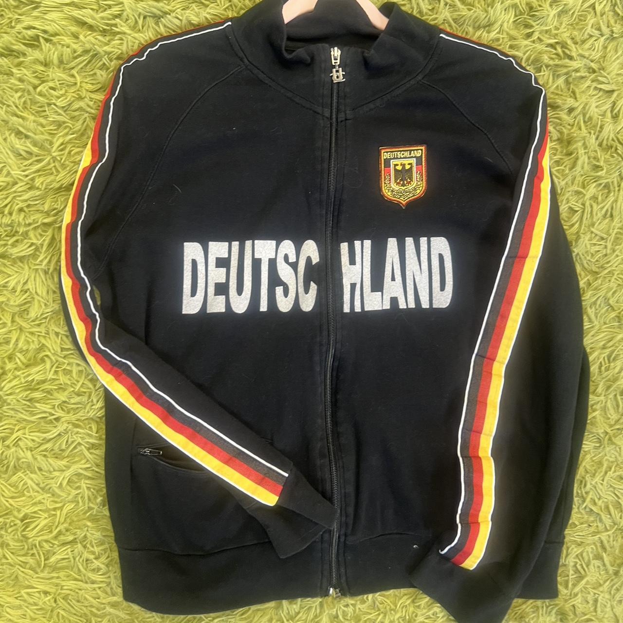 vintage varsity style Germany jacket #vintage... - Depop