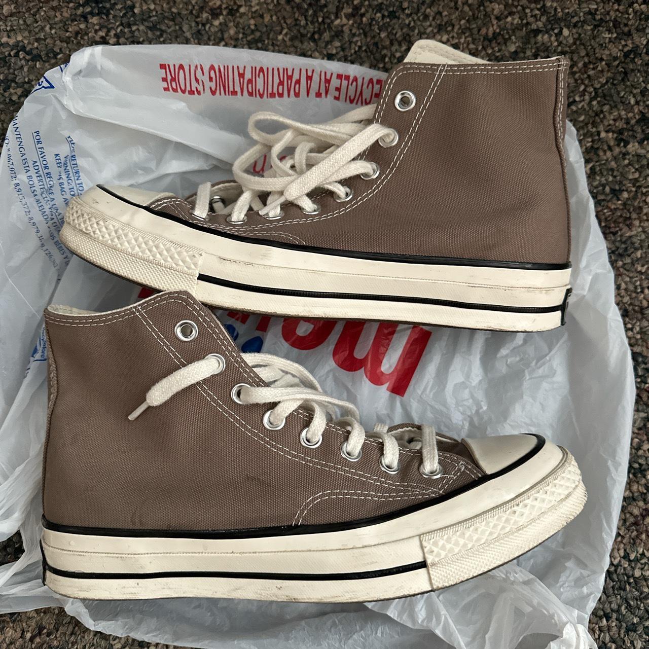 light brown chuck 70 converse 6.5M/8.5W lightly... - Depop