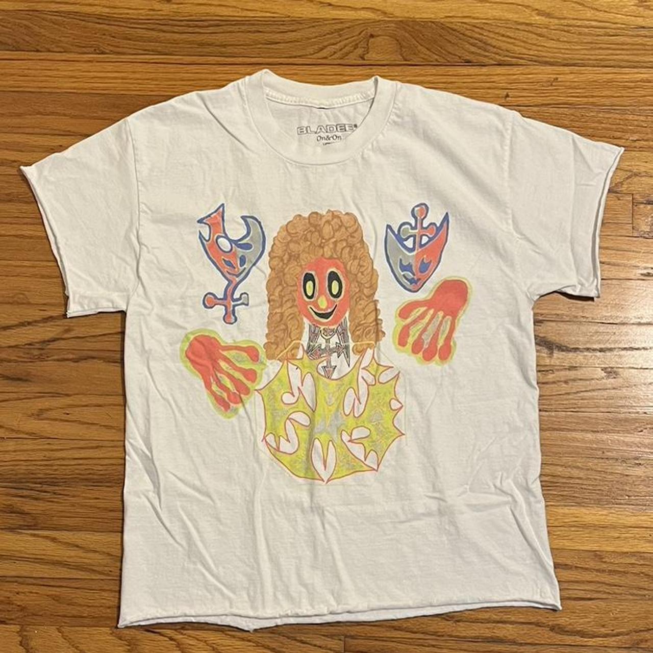 Bladee Exeter Merch Bottom and sleeves cut short but... - Depop