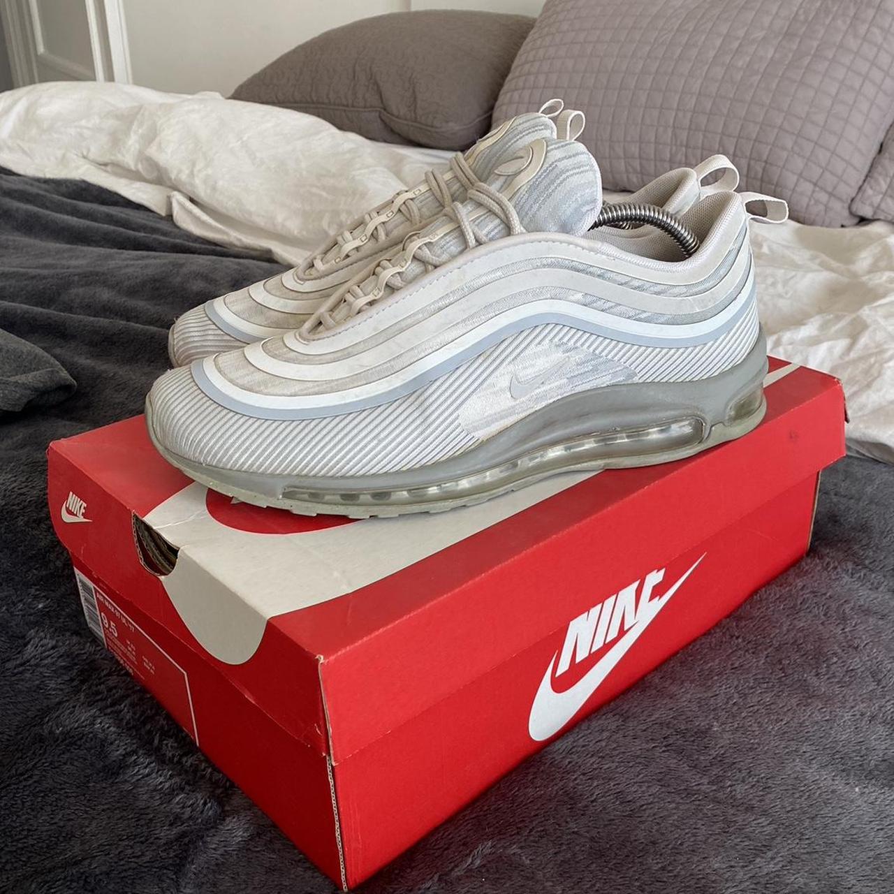 Nike Air Max 97s Size = UK 8.5 Worn a fair amount... - Depop