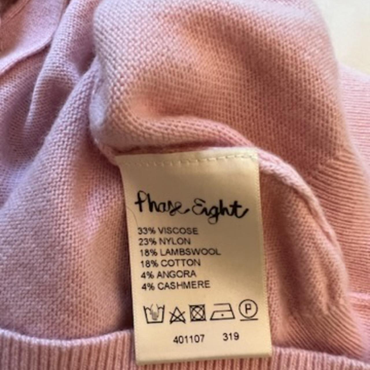 Phase Eight Baby Pink Lambswool, Angora, Cashmere... - Depop