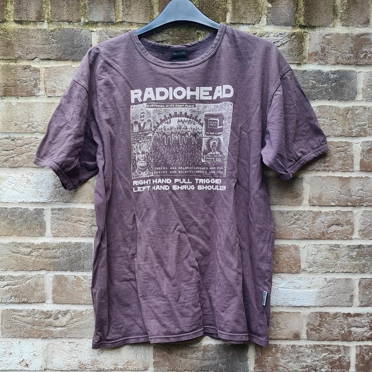 Vintage Official Radiohead T-shirt "Right Hand Pull... - Depop