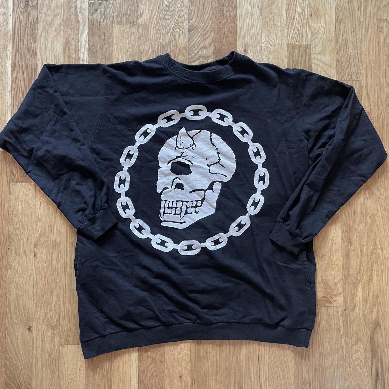 Mishka x Long Clothing longsleeve Crewneck with... - Depop