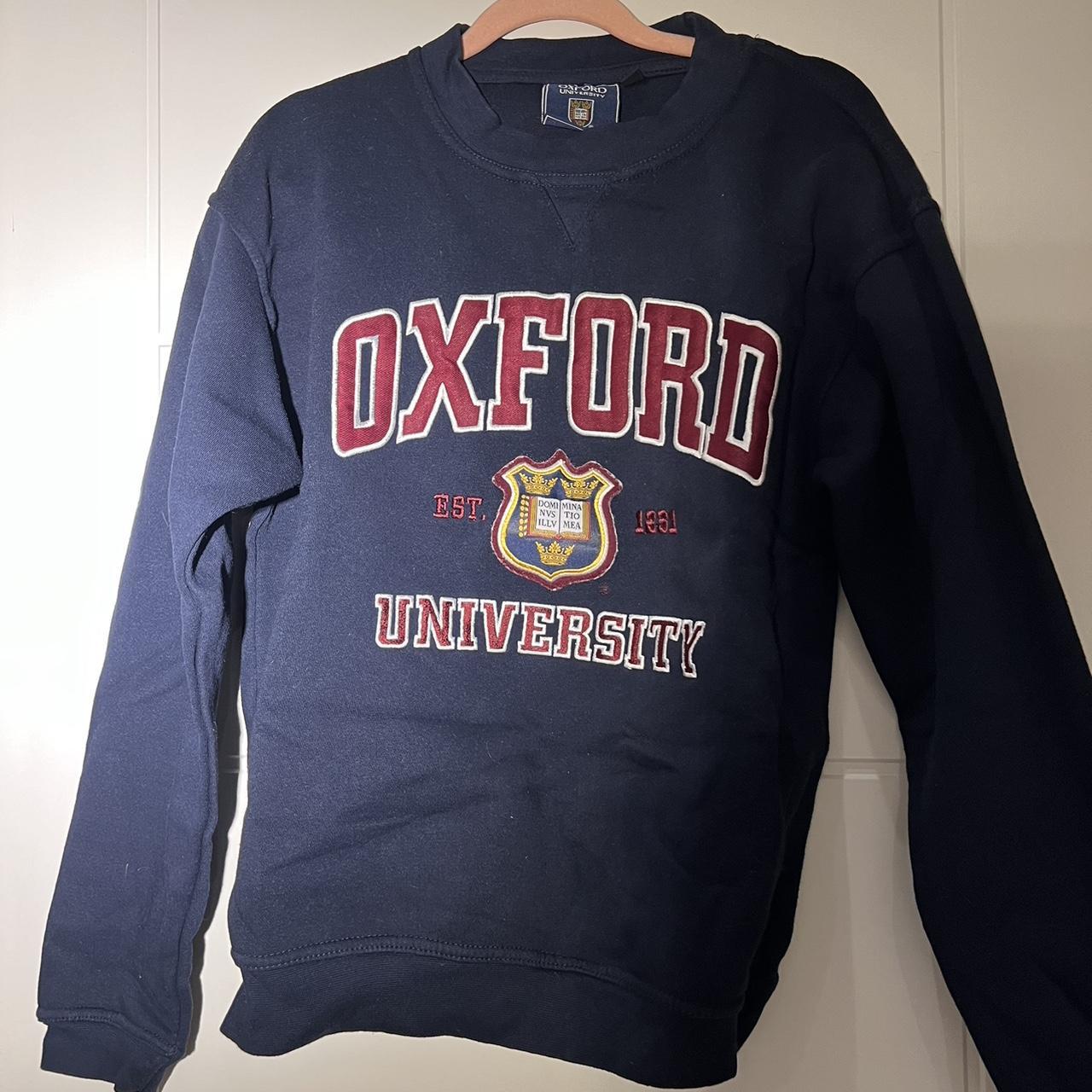 Oxford merch navy jumper from Oxford, in amazing... - Depop