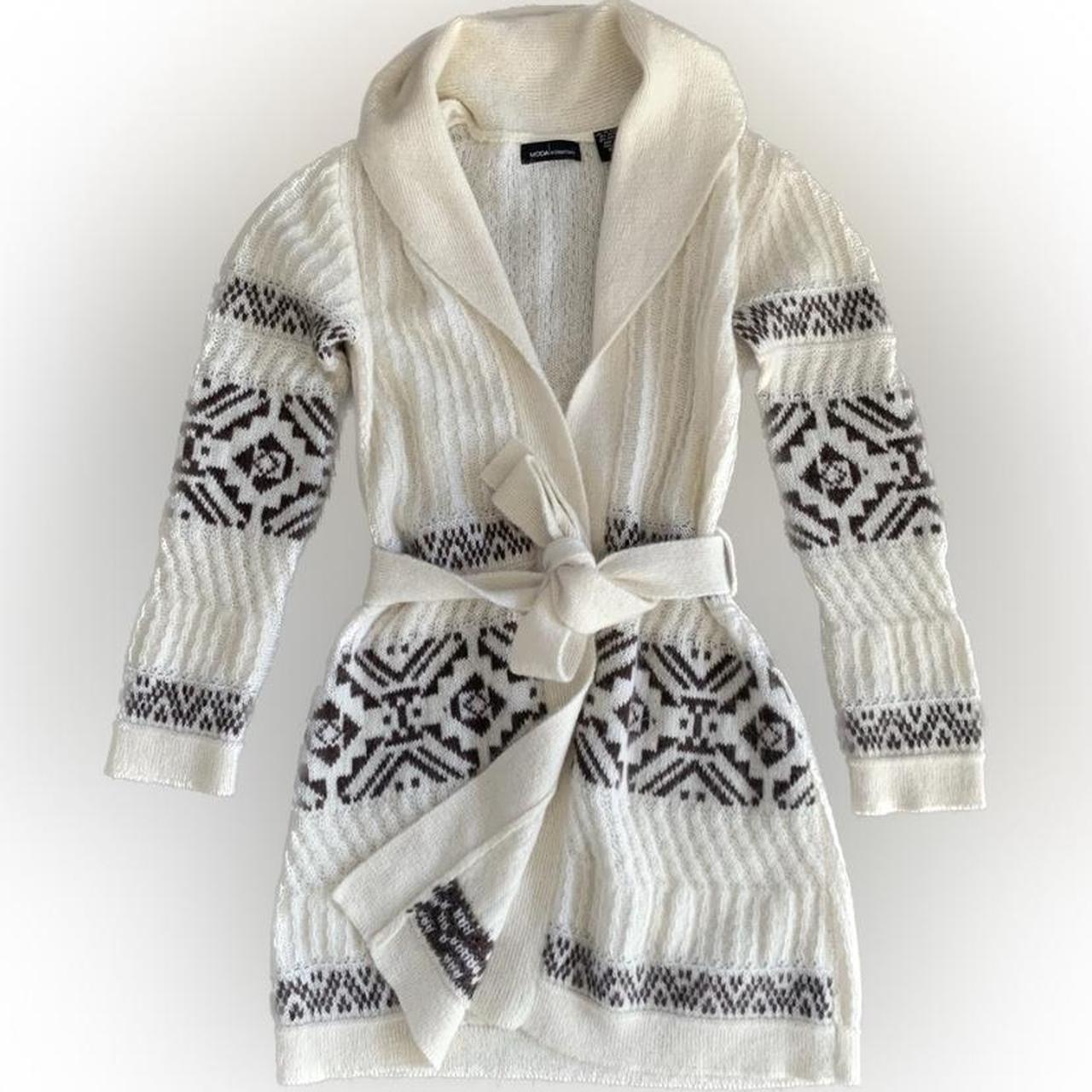 Y2K Moda International Southwestern Mohair Blend... - Depop