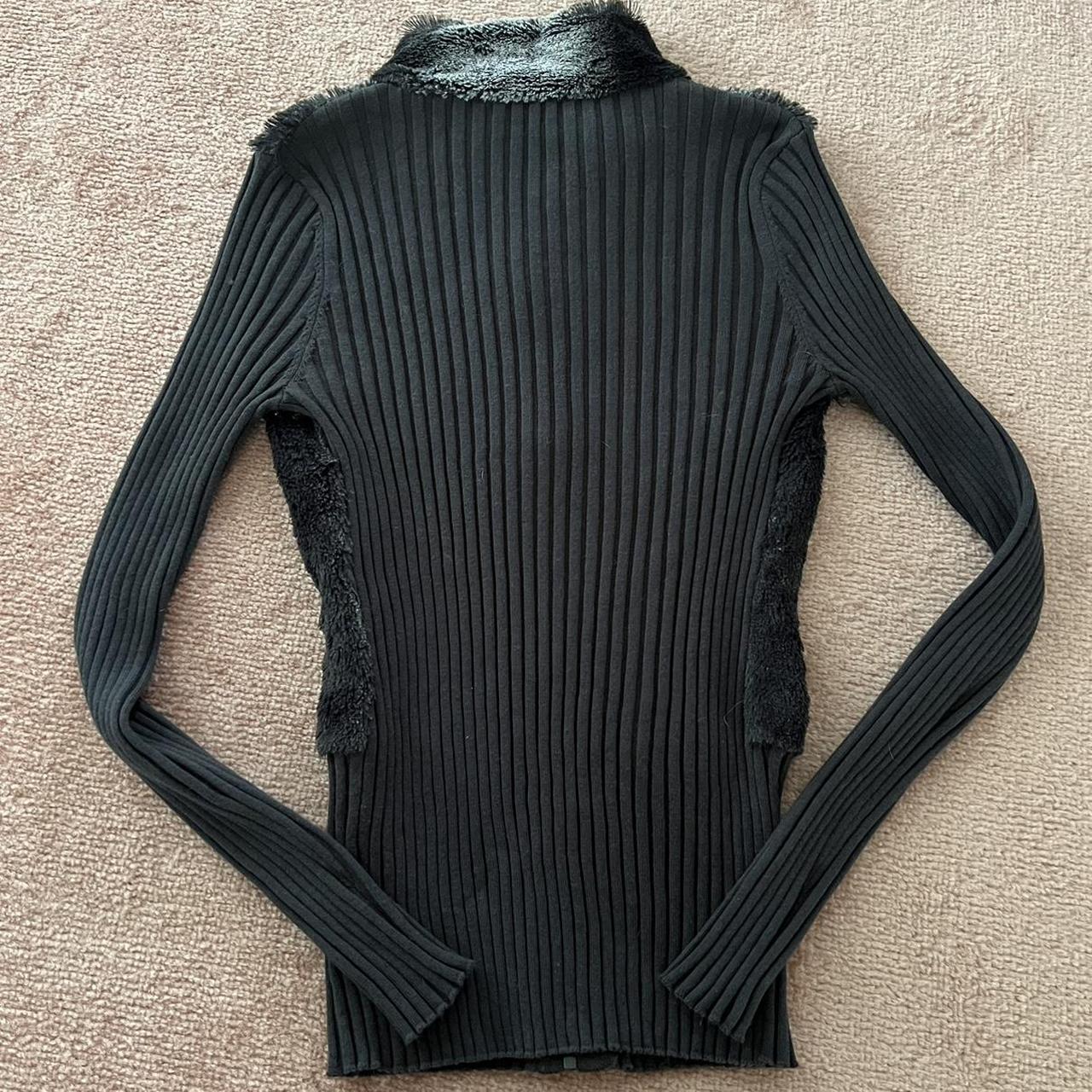 ♠️🗝️♟️ belldini ribbed long sleeve fur... - Depop