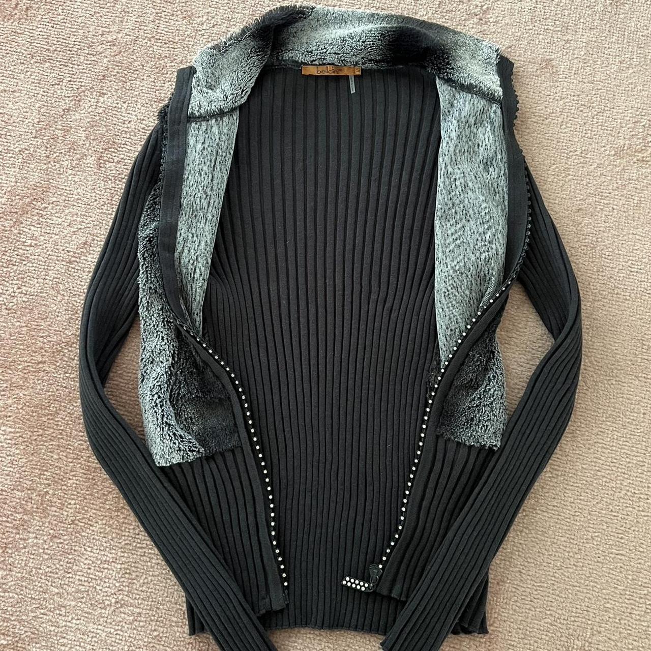 ♠️🗝️♟️ belldini ribbed long sleeve fur... - Depop