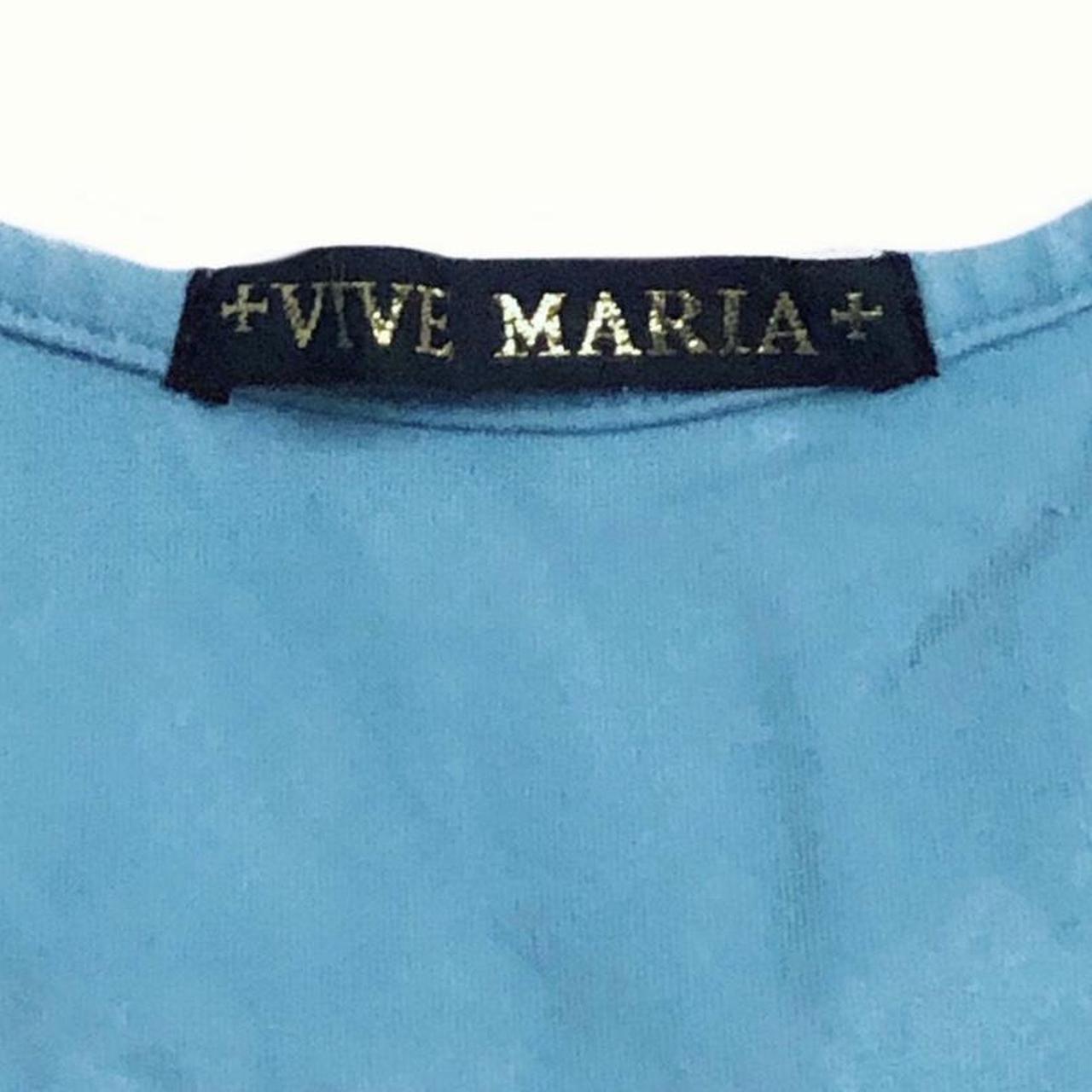 Vive Maria Women's Blue and Navy Vest | Depop