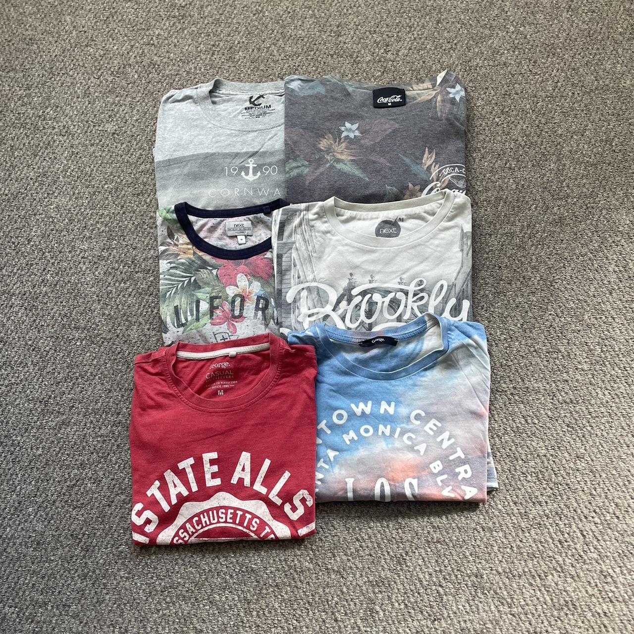 6 T-shirt bundle Various makes including Next,... - Depop