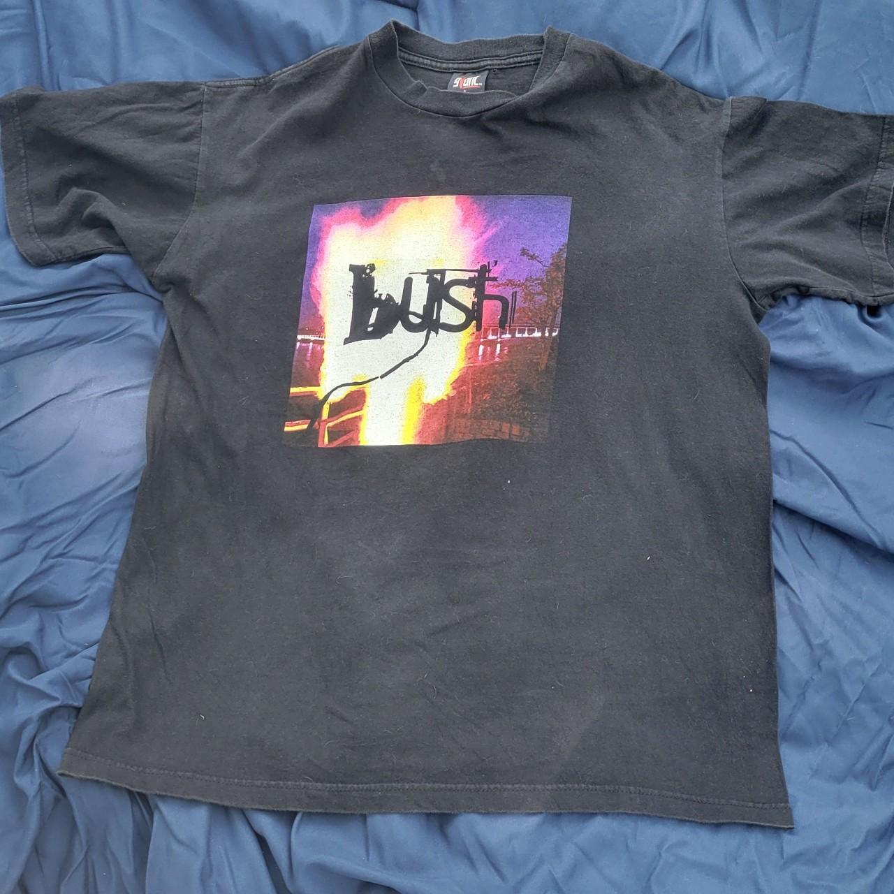 Bush Razorblade Suitcase 1996 Concert Tee Men's... - Depop