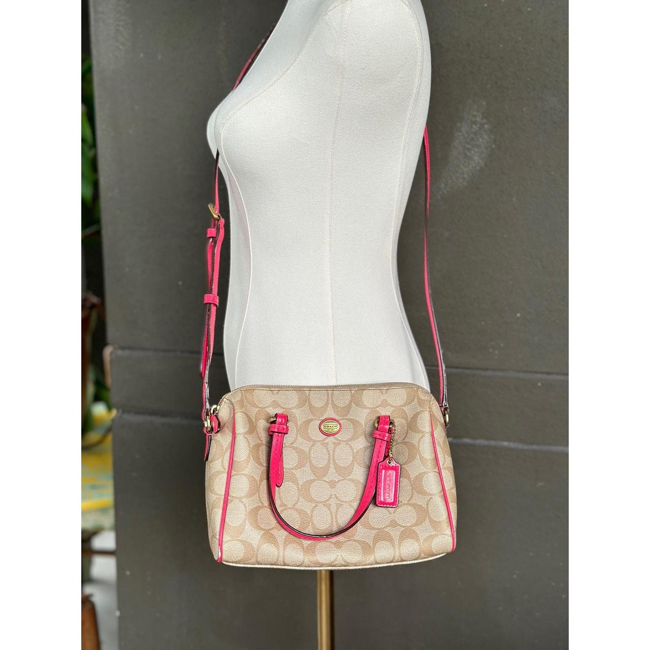 Coach Peyton Signature Bennett Mini Satchel Handbag... | Depop